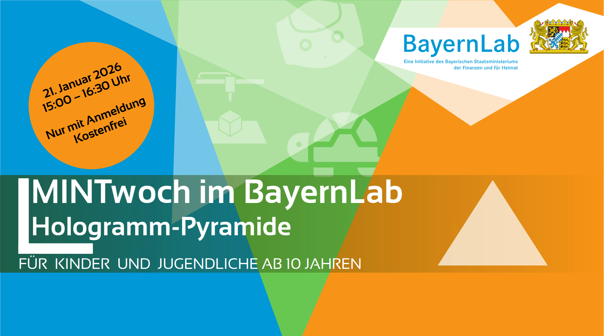 MINTwoch: Baue eine Hologramm-Pyramide